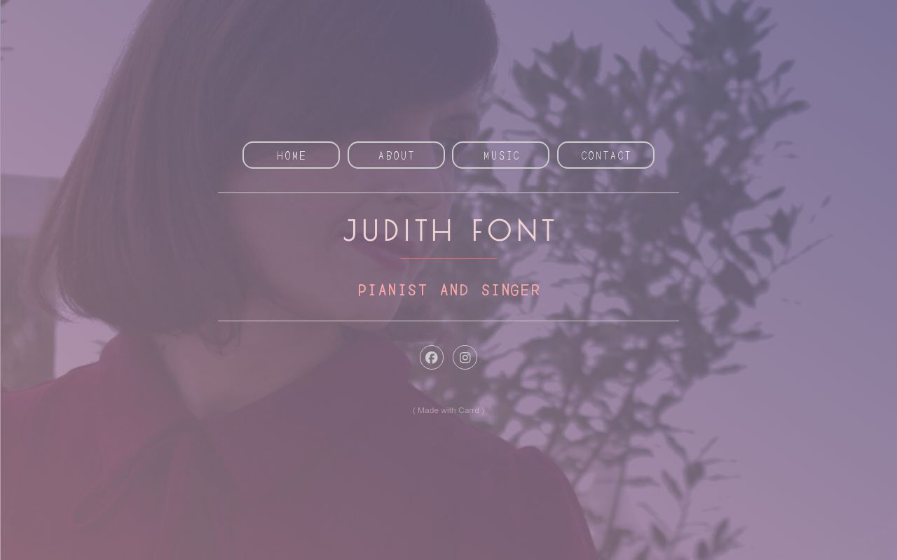 Judith Music Website
